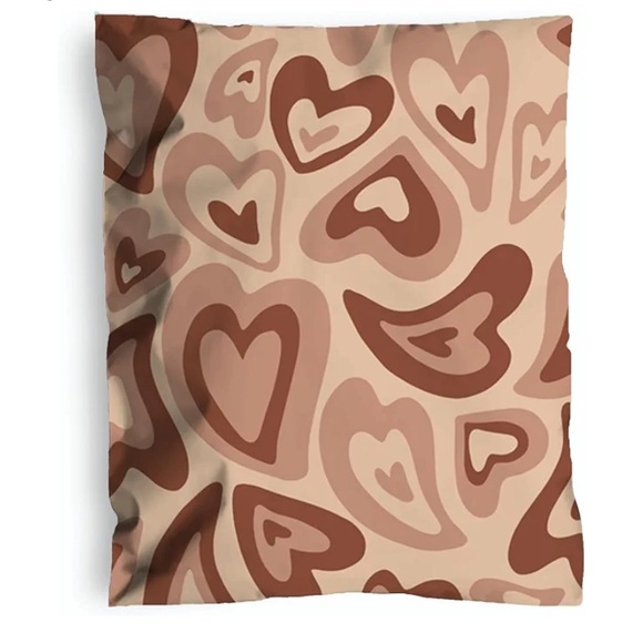 Office | Brown Heart Poly Mailers 1x13 20 Pack | Poshmark